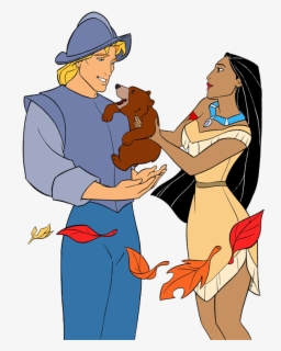 Pocahontas E John Smith Disney , Free Transparent Clipart - ClipartKey