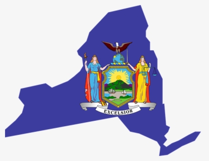 Clip Art New York State Outline Vector - New York Map White , Free ...