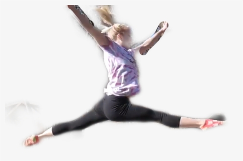 Dancer Silhouette Split Jump Clipart , Png Download - Split Leap Dancer ...