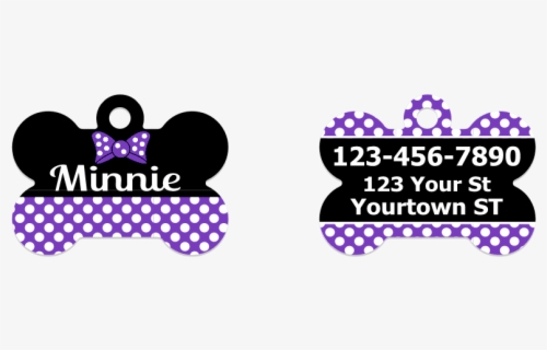 Minnie Mouse Name Tag Png , Free Transparent Clipart - ClipartKey