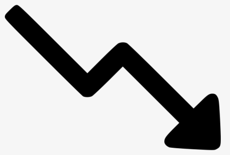 Trending Arrow Chart Decrease - Arrow Chart Going Down , Free ...