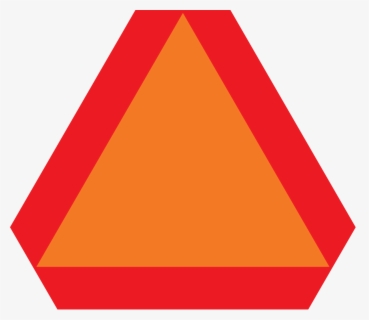 Slow Moving Vehicle Sign Speed , Free Transparent Clipart - ClipartKey