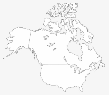 Map Of The Usa Clipart Grey - Technate Of North America , Free ...