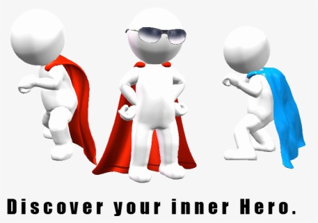 Discover Your Inner Hero - Cartoon , Free Transparent Clipart - ClipartKey