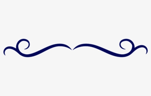 Image - Fancy Navy Blue Line , Free Transparent Clipart - ClipartKey