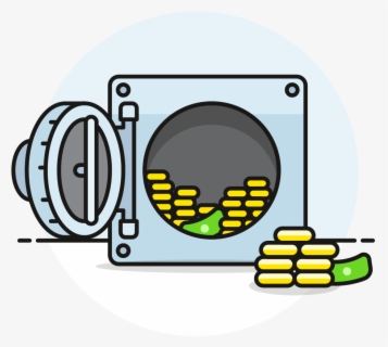 Transparent Bank Vault Clipart - Transparent Money Symbols , Free ...