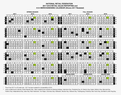 Printable Retail Weekly Calendar - Retail Week Calendar 2019 , Free ...