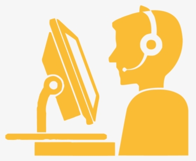 Transparent Help Desk Clipart - Customer Service Portal Icon , Free ...
