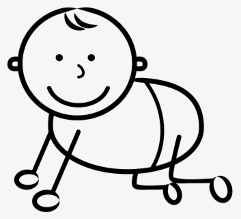 Clip Art Baby Stickman - Baby Girl Stick Figure , Free Transparent ...
