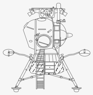 Transparent Lunar Module Clipart - Lunar Lander Clip Art , Free ...