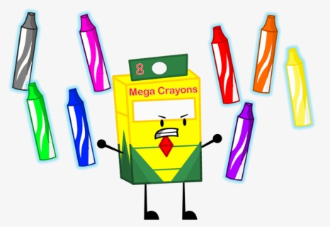 Bfdi Crayons , Free Transparent Clipart - ClipartKey