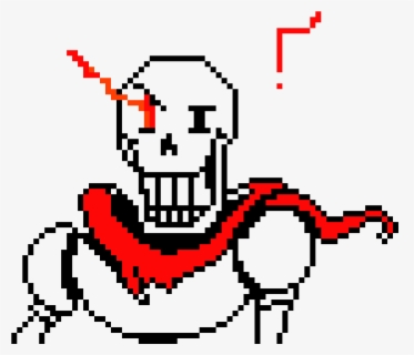 Papyrus Undertale Colored Sprite , Free Transparent Clipart - ClipartKey
