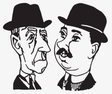 Vector Illustration Of Heated Argument Between Two - 2 Men Arguing ...