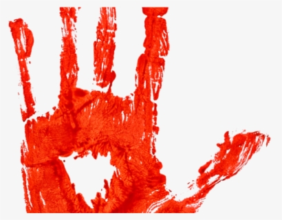 Blood Splatter Hand Png - Bloody Handprint Transparent Background ...
