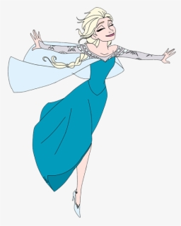 Frozen Clip Art Disney Clip Art Galore - Drawing Elsa Side View , Free ...