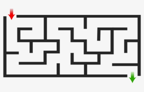 Maze Clipart Scratch - Maze Simple , Free Transparent Clipart - ClipartKey