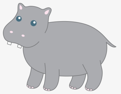 Transparent Zoo Animals Clipart - Hippo Clip Art Cute , Free ...
