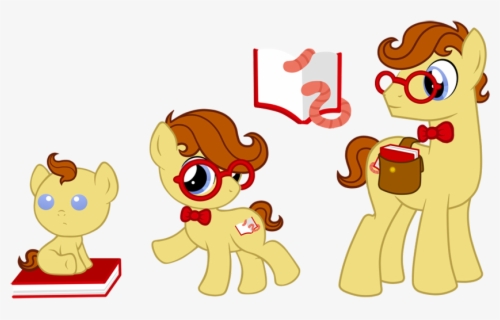 Bookworm Clipart Little - My Little Pony Raspberry Delight Baby , Free ...