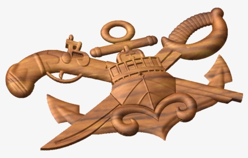 Cnc Military Emblems Us Badge Models - Gun , Free Transparent Clipart ...