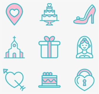 Timeline Wedding Icons Free , Free Transparent Clipart - ClipartKey