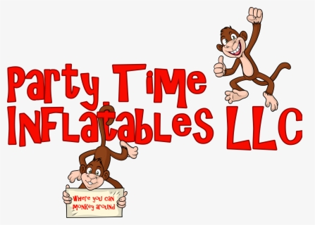 Party Time Inflatables Llc - Cartoon , Free Transparent Clipart ...