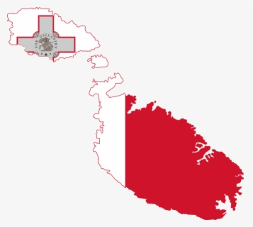 Malta Map And Flag , Free Transparent Clipart - ClipartKey