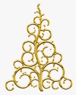 Gold Christmas Tree Png , Free Transparent Clipart - ClipartKey