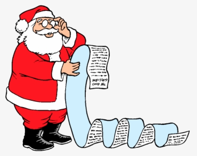 Kisspng Santa Claus Christmas Wish List Clip Art Father - Santa Claus ...