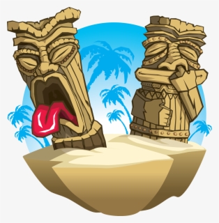 Tiki Clipart Animated - Cartoon , Free Transparent Clipart - ClipartKey