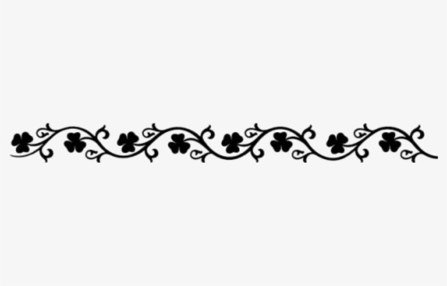 March Border Hd Png Clipart Download - Shamrock Border , Free ...