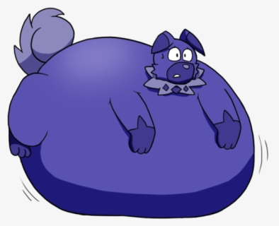 Uh Oh - Rockruff Fat , Free Transparent Clipart - ClipartKey