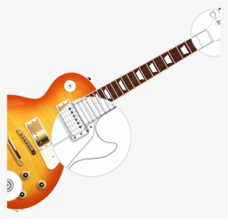 Transparent Guitar Vector Png - Png Gibson Les Paul , Free Transparent ...