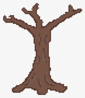 Dead Tree Pixel Art Clipart , Png Download - Free Dead Tree Silhouette ...