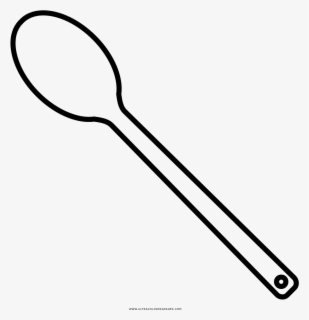 Spoon Drawing Colouring - Line Art , Free Transparent Clipart - ClipartKey