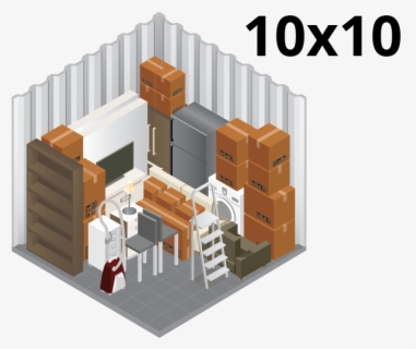 Self Storage Unit - Storage Unit , Free Transparent Clipart - ClipartKey
