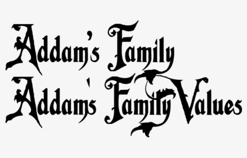 Addams Family Logo - Addams Family Movie Title , Free Transparent ...