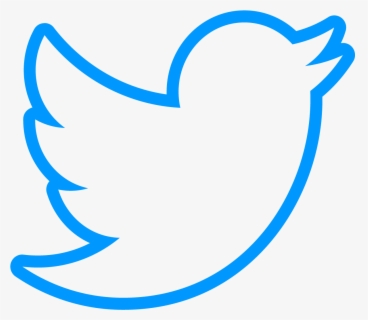 Edtechteacher Bird Blue Twitterbirdoutlineblue - Transparent Background ...