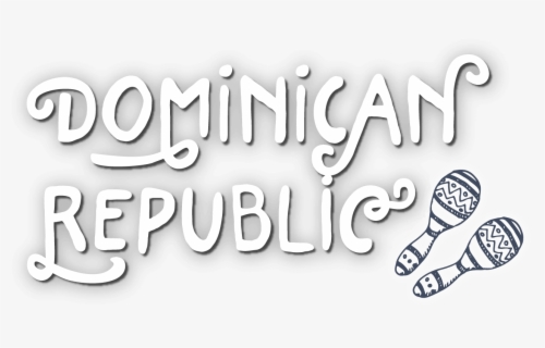 Dominican Republic - Calligraphy , Free Transparent Clipart - ClipartKey