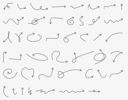 Download White Hand Drawn Arrows Png - Hand Drawn White Arrow Png ...