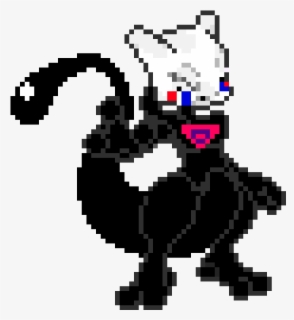 Mewtwo Pixel Art Clipart , Png Download - Shiny Mewtwo Gen 2 , Free ...