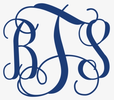Dsl Monogram - Calligraphy , Free Transparent Clipart - ClipartKey
