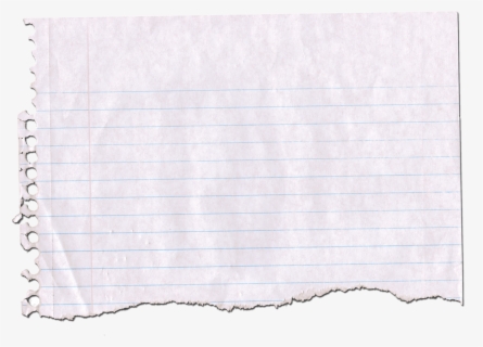 Ripped Notebook Paper Png - Torn Notebook Paper Png , Free Transparent ...