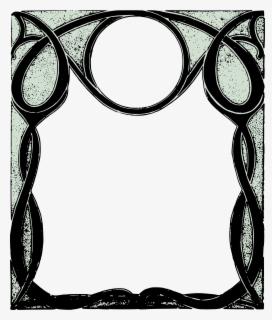 Vector Ornament Gothic - Transparent Background Gothic Border , Free ...