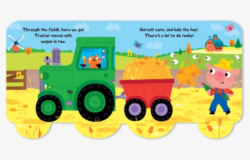 Harvest Clipart Tractor - Cartoon , Free Transparent Clipart - ClipartKey