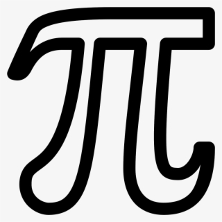 Pi Vector Black And White - Transparent Pi Symbol , Free Transparent ...
