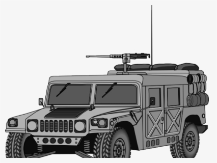 Hummer, Humvee, Vehicle, Military, Jeep, Outline, Car - Draw A Army ...