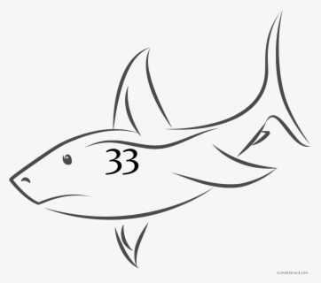 Transparent Shark Outline Png - Great White Shark , Free Transparent ...