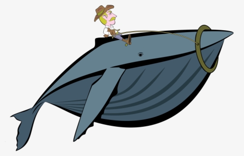 Fish,cowboy,whales - Cowboy Riding A Whale , Free Transparent Clipart ...
