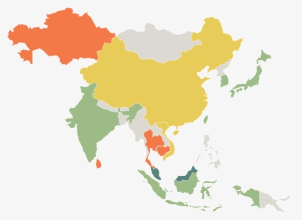 Transparent Asia Png - Asia Map Grey , Free Transparent Clipart ...