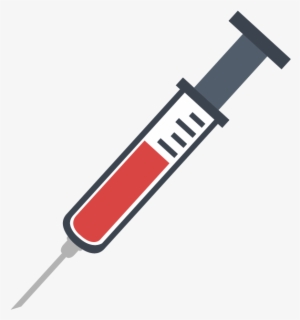 Download Syringe Clipart Red - Arterial Blood Gas Cartoon - ClipartKey